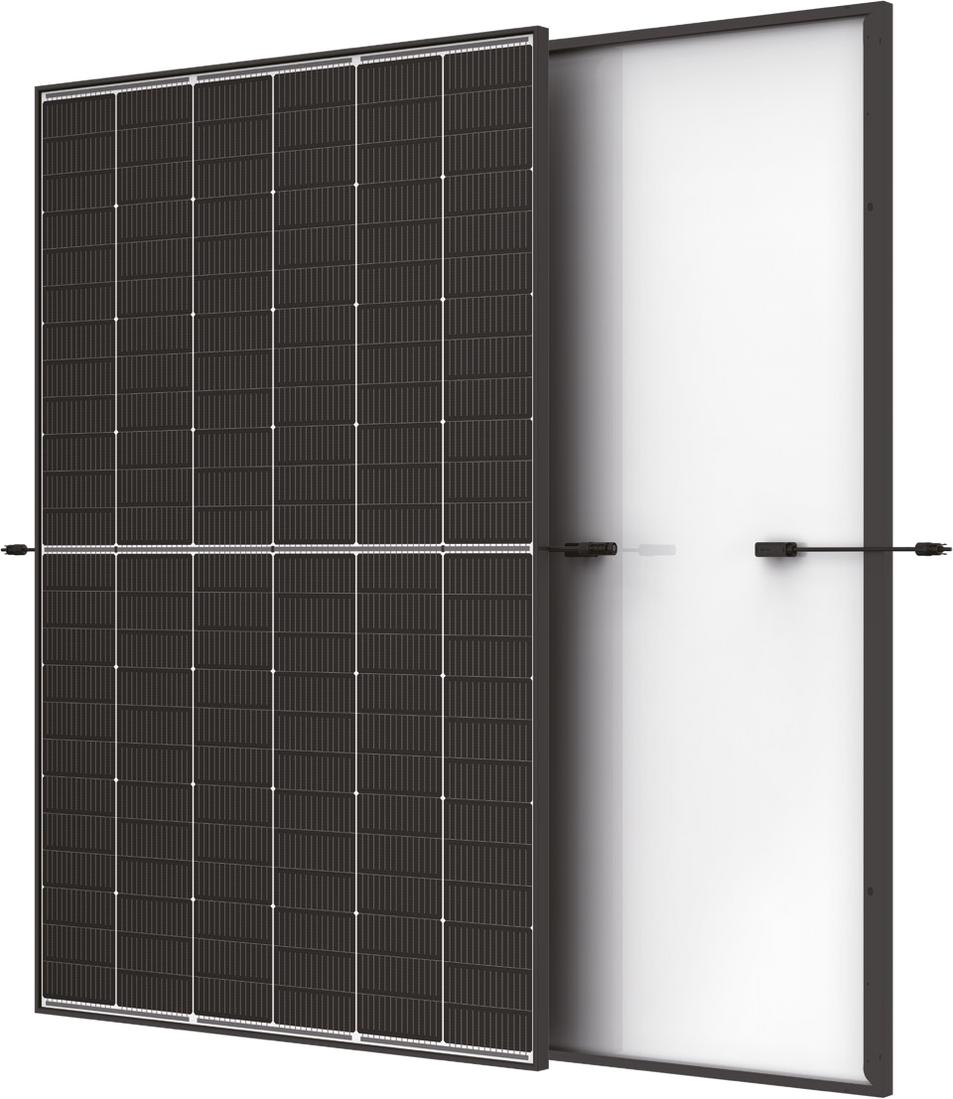 TRINA VERTEX S+ N-Type Mono Dual Glass 440W 144-Cell Black 30mm EVO2 L ...